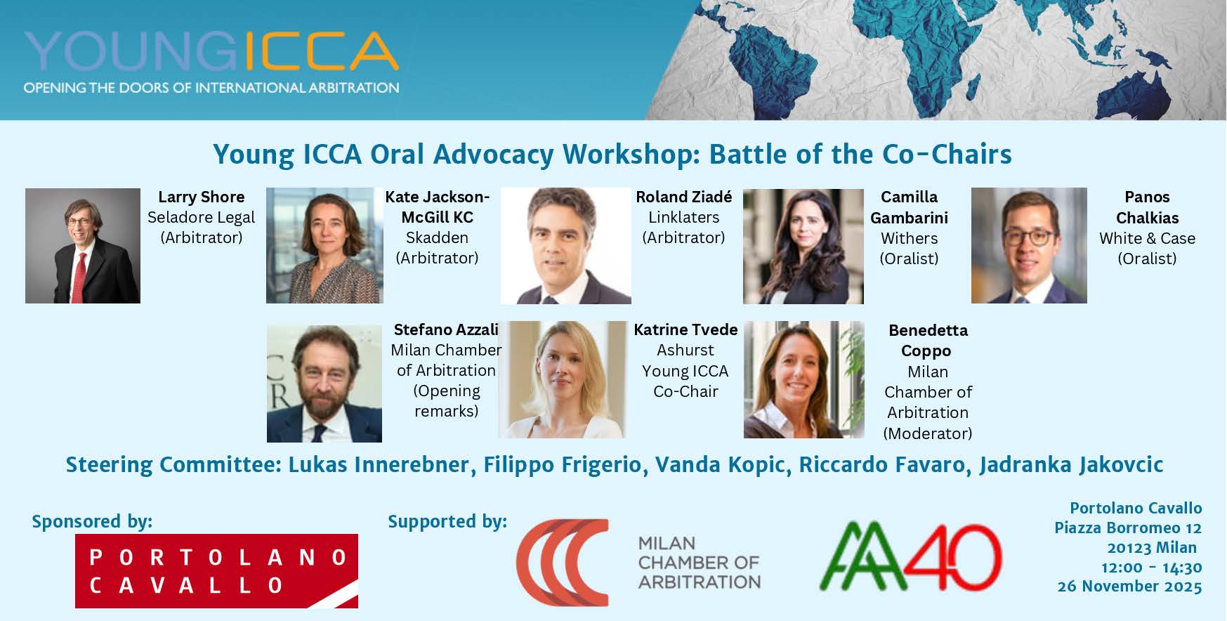 Young ICCA Workshop on Oral Advocacy | Young ICCA